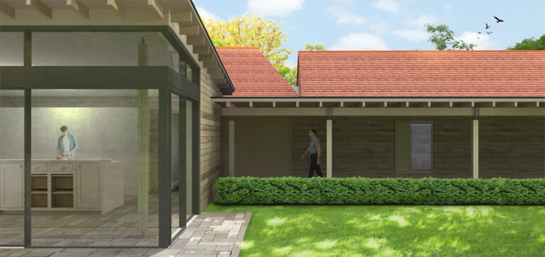 contemporary barn conversion in Oxfordshire Allister Godfrey Architects